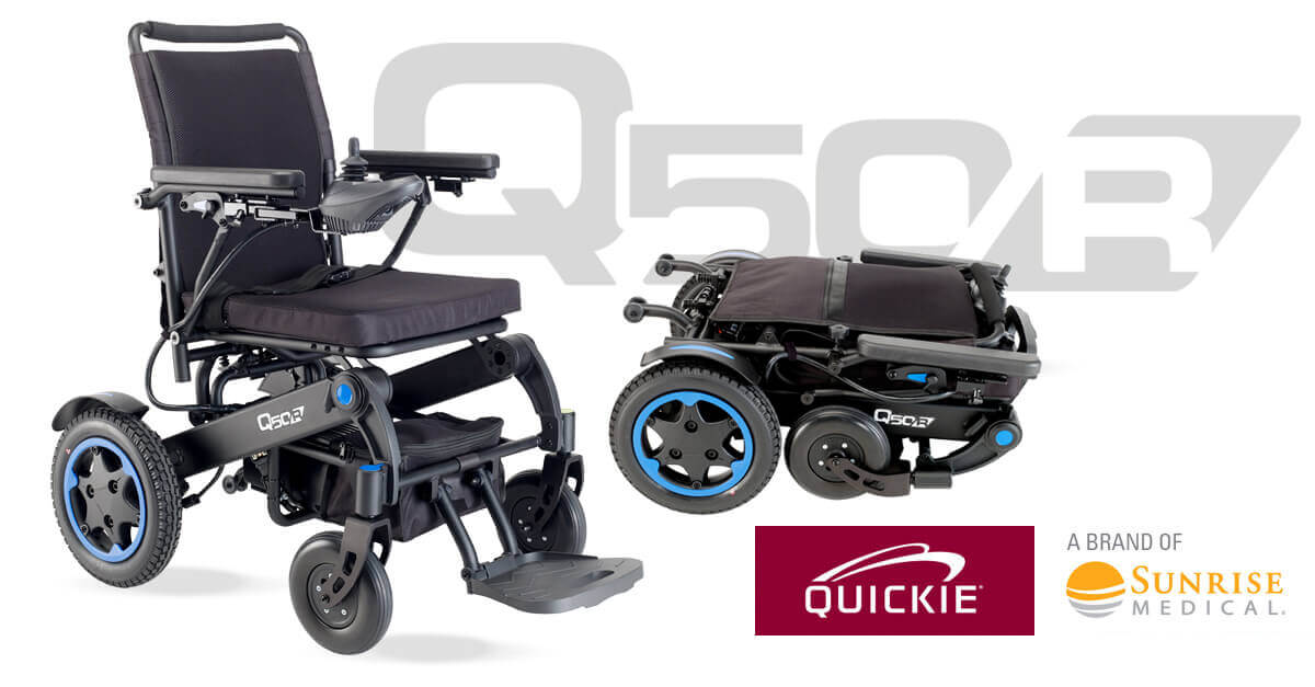 Quickie Q50R Foldbar El-kørestol | Sunrise Medical